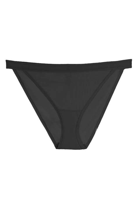 Sheer Mesh String Bikini Black Chérie Amour