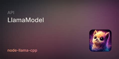 class llamamodel node llama cpp