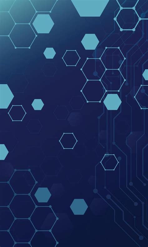 Abstract Hexagon Pattern Technology Wallpaper 50242100 Vector Art At Vecteezy