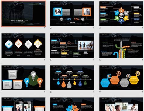 Hacker Stealing Data PowerPoint 75858