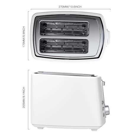 Extra Wide Slot Toaster 2 Slice Electric Toaster A Vicedeal