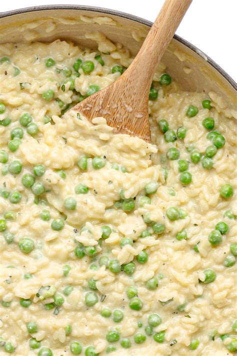 Creamy Pea Risotto Instant Pot Stovetop Maple Mango