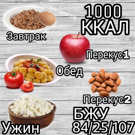 Меню на 1000 ккал. ⠀ 🔶ЗАВТРАК Гречневая каша 194 гр (БЖУ/ККАЛ) 8.73/4. ...