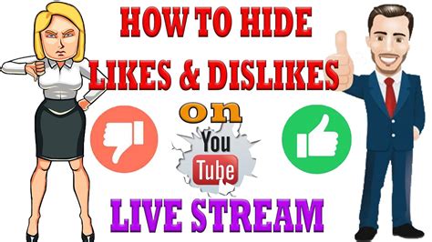 HOW TO HIDE LIKES AND DISLIKES ON YOUTUBE LIVE STREAM AND VIDEOS 2020