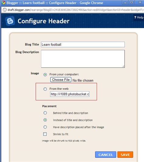 How To Fix Bloggerblogspot Header Blurry Image Problem