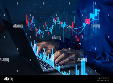 Stock Market And Trading Data Investor Analyzing Financial Chart Technical Analysis