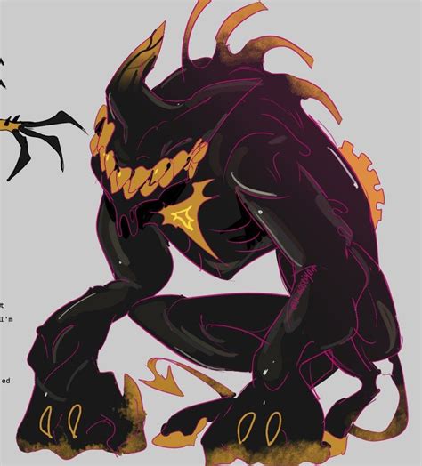 Ink Demon 💛 Концертные плакаты Эскизы персонажей Монстров