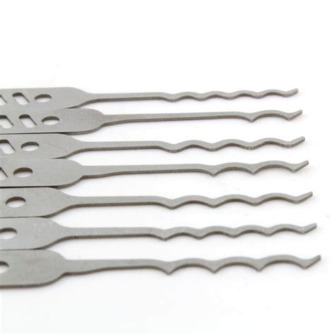 Dangerfield Nano Slimline Lock Pick Rake Set Covert Edc Leather Wall