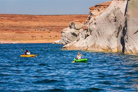 Kayaking At Lake Powell Editorial Editorial Image Image Of Outdoor