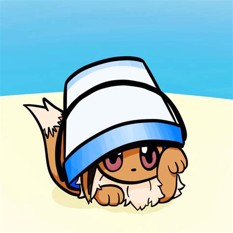 Eevee And Bucket By Marinasinas On Deviantart