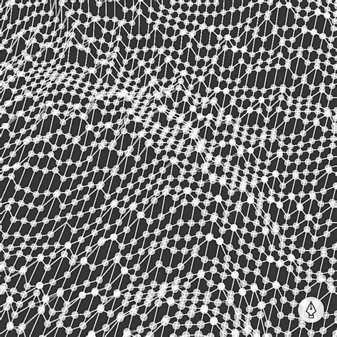 Network Abstract Background 3d Technology Vector Illustration Lattice Communication Point Vector