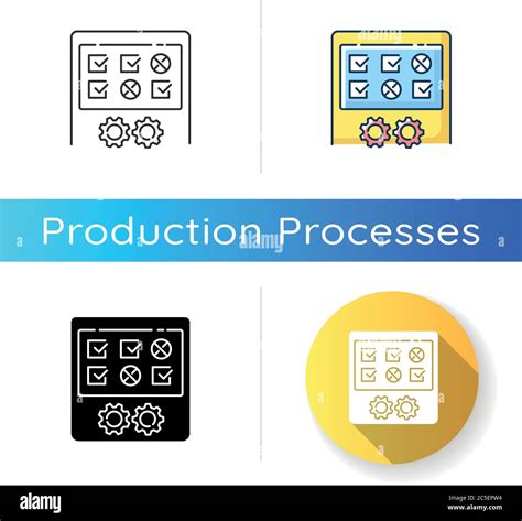 Production Testing Icon Stock Vector Image Art Alamy
