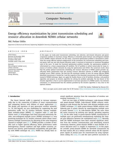 Pdf Energy Efficiency Maximization By Joint Transmission Scheduling