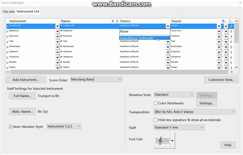 Garritan Instruments For Finale Is Not Showing Up In The Device Of Score Manager Finale