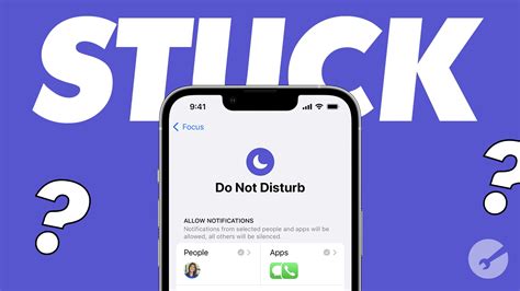 How To Fix Iphone Stuck On Do Not Disturb 8 Best Fixes Appletoolbox