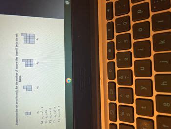 Answered Determine The Nth Term Formula For The Number Of Square Tiles That Will Be In The Nth