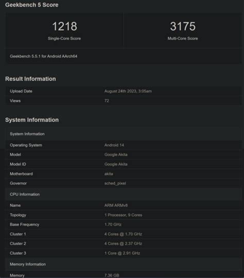 谷歌 Pixel 8a 在 Geekbench 上首次亮相，由经过强化的 Tensor G3 掌舵 Notebookcheck News
