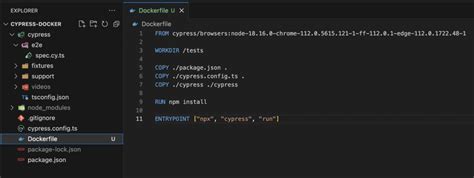 Running Cypress Tests In Docker Containers Using Different Docker