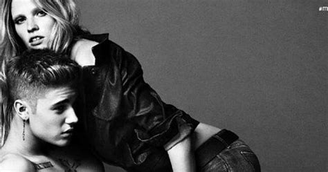Justin Bieber And Lara Stone Cavort In New Calvin Klein Ad Beautie