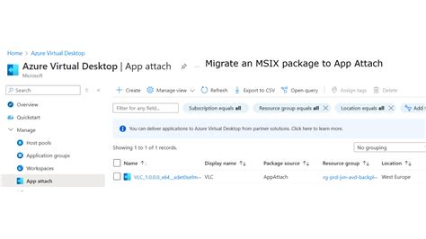 Migrate An Msix Package To App Attach Johan Vanneuville