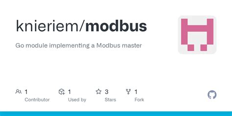 GitHub Knieriem Modbus Go Module Implementing A Modbus Master