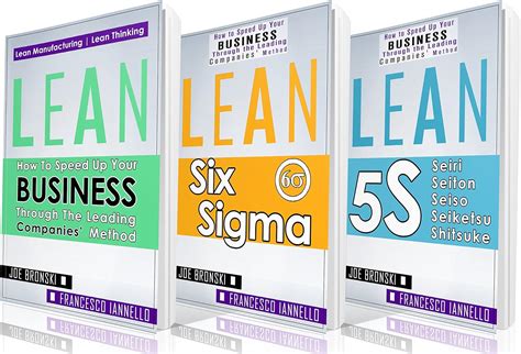 Lean Lean Bible Six Sigma And 5s 3 Manuscripts 1 Bonus