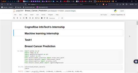 Completed Task 1 Of Machine Learning Internship At Cognorise Barath Raj P Posted On The Topic