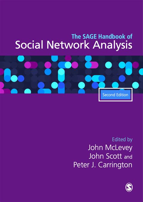 Dr John Mclevey The Sage Handbook Of Social Network Analysis