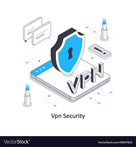 Vpn Security Isometric Stock Eps Fil Royalty Free Vector