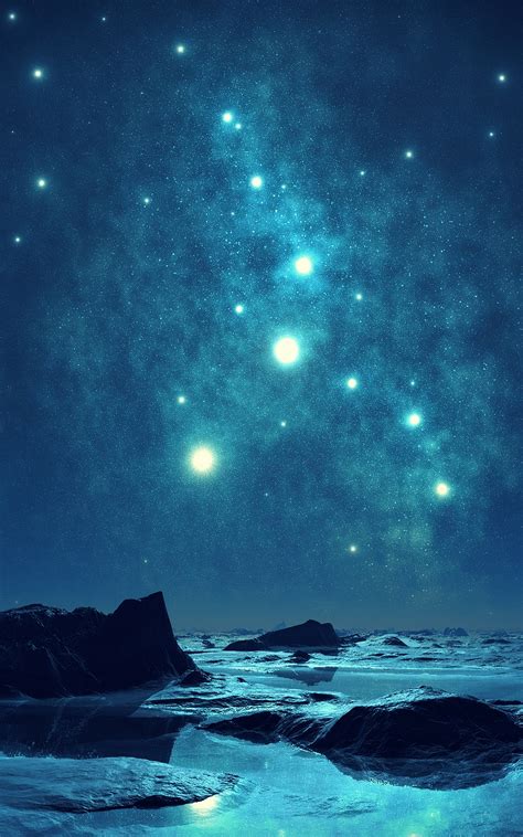 Beautiful Starry Night Sky Wallpapers Top Free Beautiful Starry Night