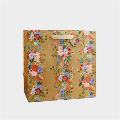 라이플페이퍼 Holiday Garden Party Stripe Large 기프트 백 감도 깊은 취향 셀렉트샵 29cm