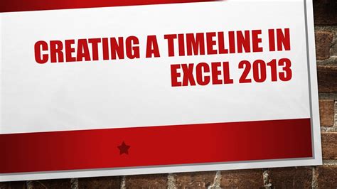 Brilliant Tips About Creating A Timeline In Excel Godpipe