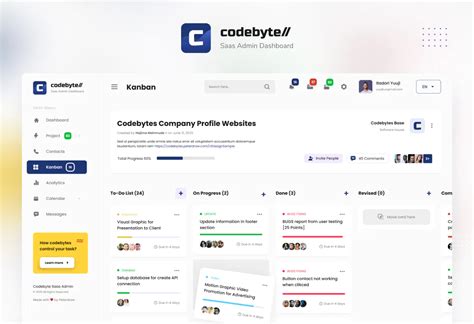 Codebyte Saas Admin Dashboard UI Peterdraw Studio
