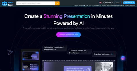 Slideteam - Presentation Maker - AI Tool For PowerPoint presentations