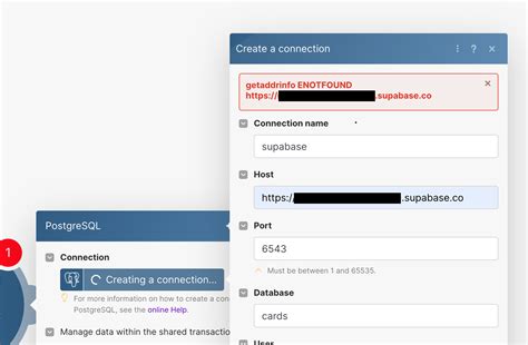 Postgres Connection Setup Help Supabase Getting Started Make