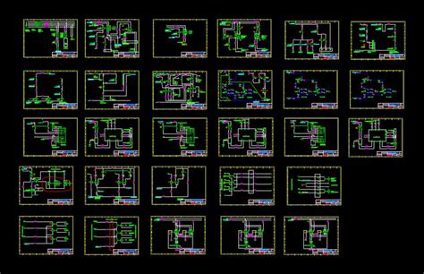 Electrical Drawings DWG Block For AutoCAD Electrical Engineering Electricity Autocad