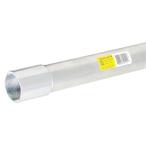 1 In X 10 Ft Rigid Metal Conduit 0544010000 The Home Depot