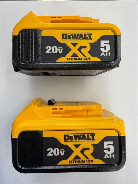 Dewalt Dcb205 2 20v Max Xr 50ah Lithium Ion Battery 2 Pack Ebay