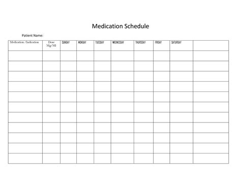Free Medication Charts Printable Free Printable Chart