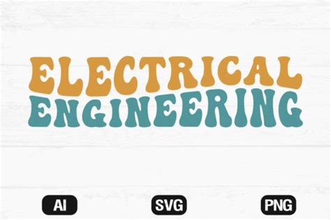 Electrical Engineering Wavy Retro Svg Graphic By Hosneara 4767 · Creative Fabrica
