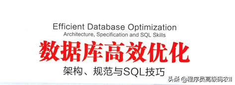 由阿里三位专家撰写：数据库高效优化：架构、规范sql技巧文档数据库高效优化架构、规范与sql技巧 Pdf视频 Csdn博客