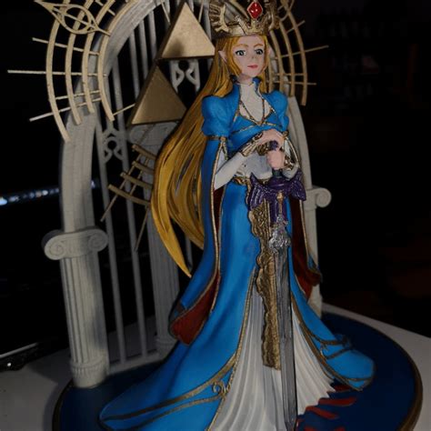 3d Print Of Queen Zelda By Elisabethjamtneredh