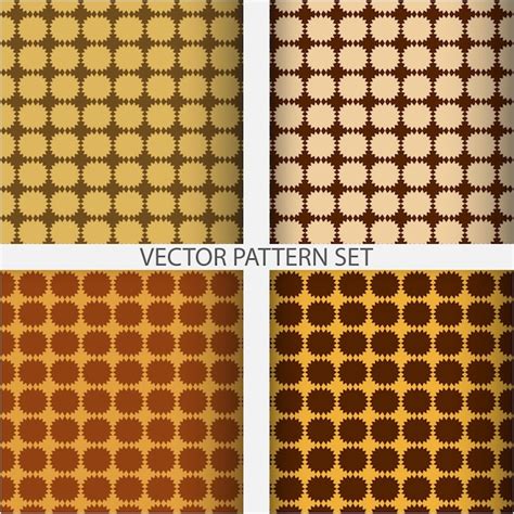 Premium Vector Set Of Seamless Pattern With Random Abstract Abstract Shapes