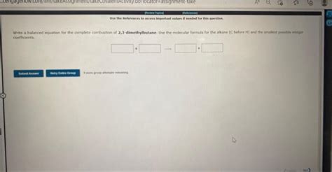 solved write a balanced equation for the conplete combistion