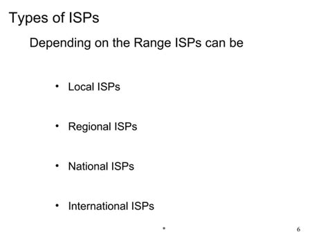 Internal Architecture Of Isp 54 Ppt Internet Service Providers