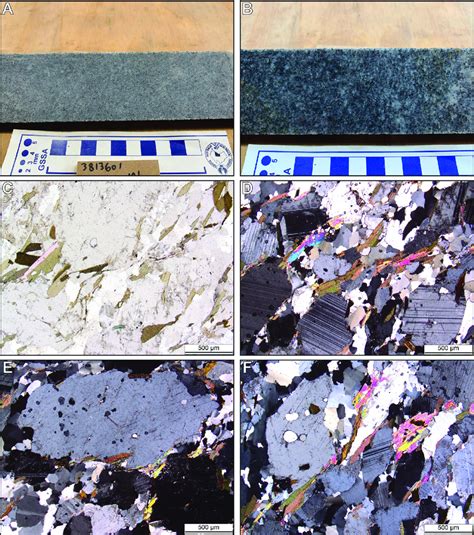 Drill Core Photographs And Thin Section Photomicrographs Of Sample