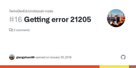 getting error 21205 · issue 16 · twiliodeved clicktocall node · github