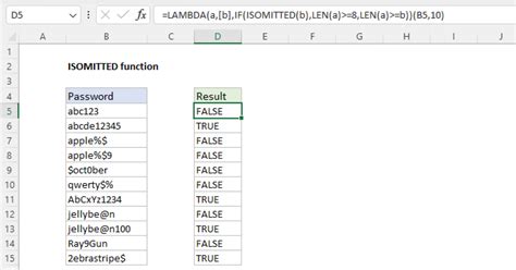 Excel Isomitted Function Exceljet