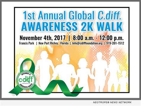 Inaugural Global C Diff 2k Walk To Raise Awareness On Importance Of Clostridium Difficile C