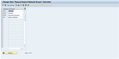 OVE8 SAP Tcode NULLC SD Table TVFM NULLMatPrGroup Imp ExpNULL